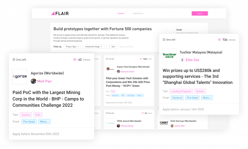 Flair - Find Resources for Your Startup - Founders Lair