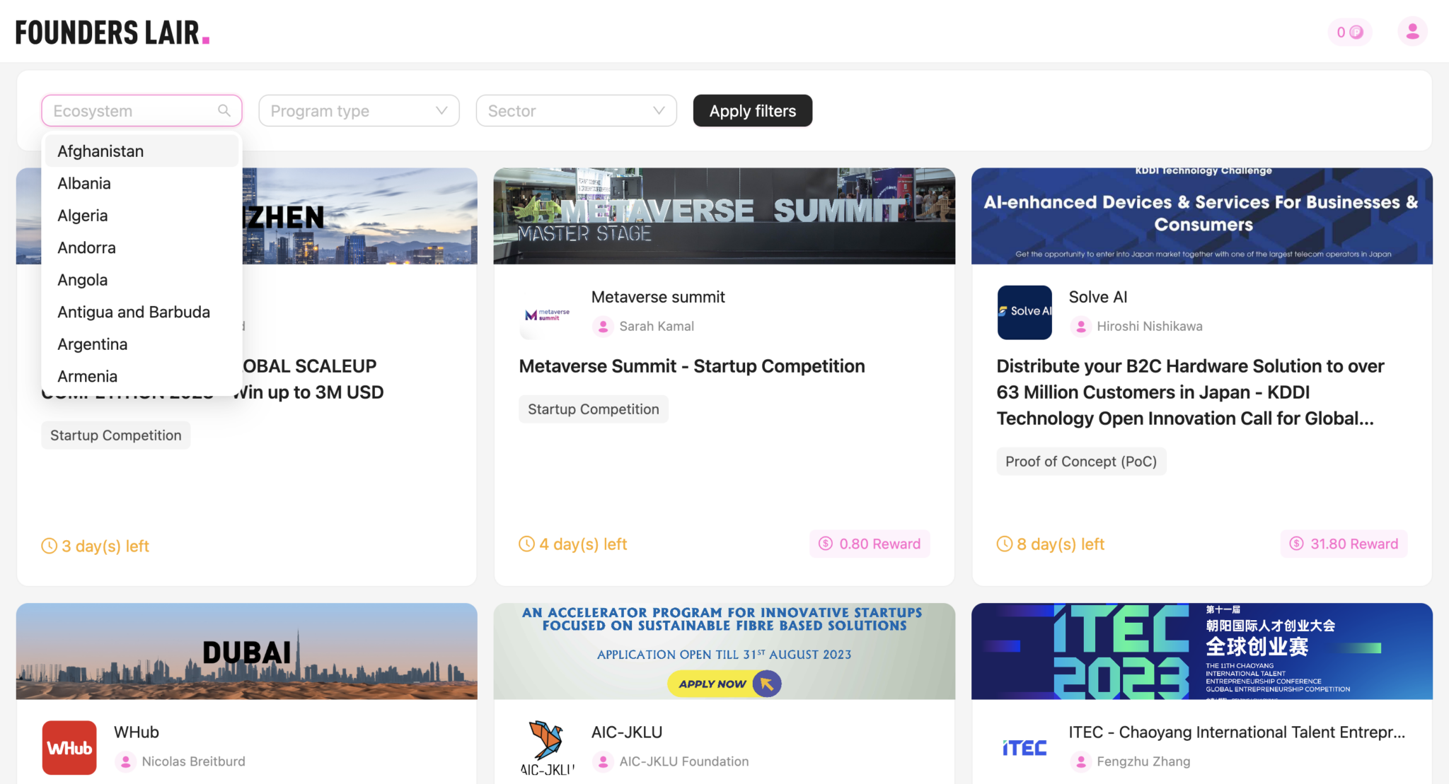 Founders Lair has a new look! UX/UI Update - Founders Lair