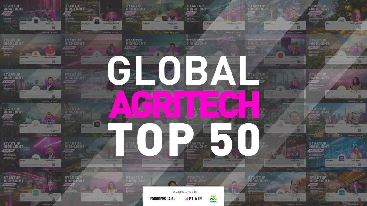 Global AgriTech Startups Top 50 2024 - Founders Lair